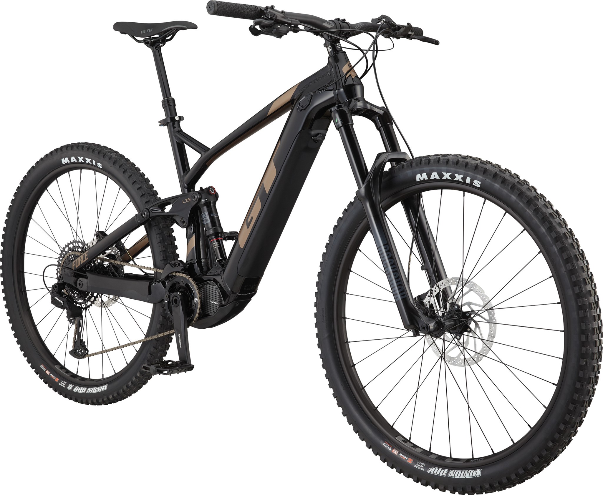 GT-E Force AMP+ 29" All Mountain E-Bike - Black | The Cyclery
