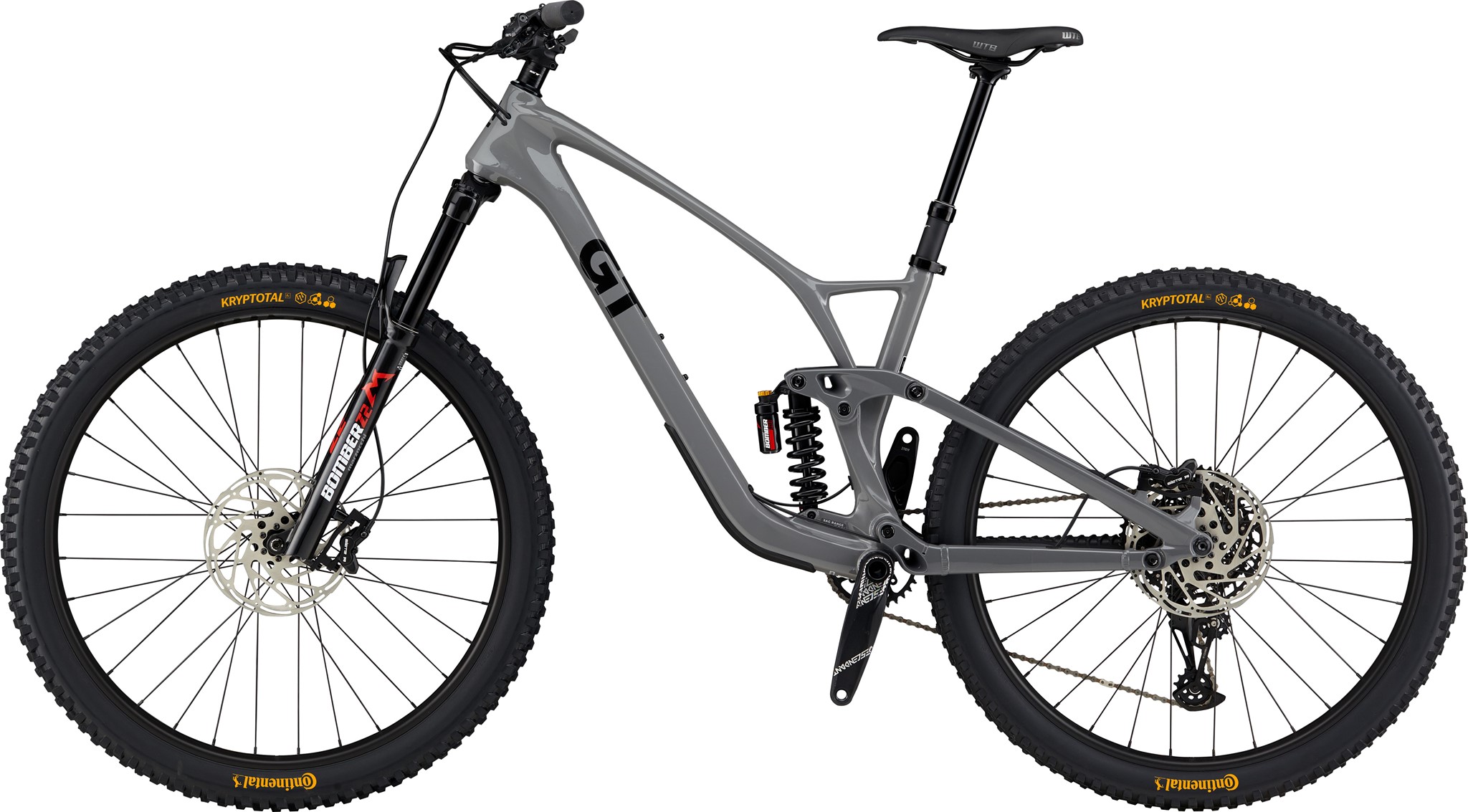GT Sensor Carbon Elite 29" All Mountain Bike - Gloss Wet Cement Grey ...