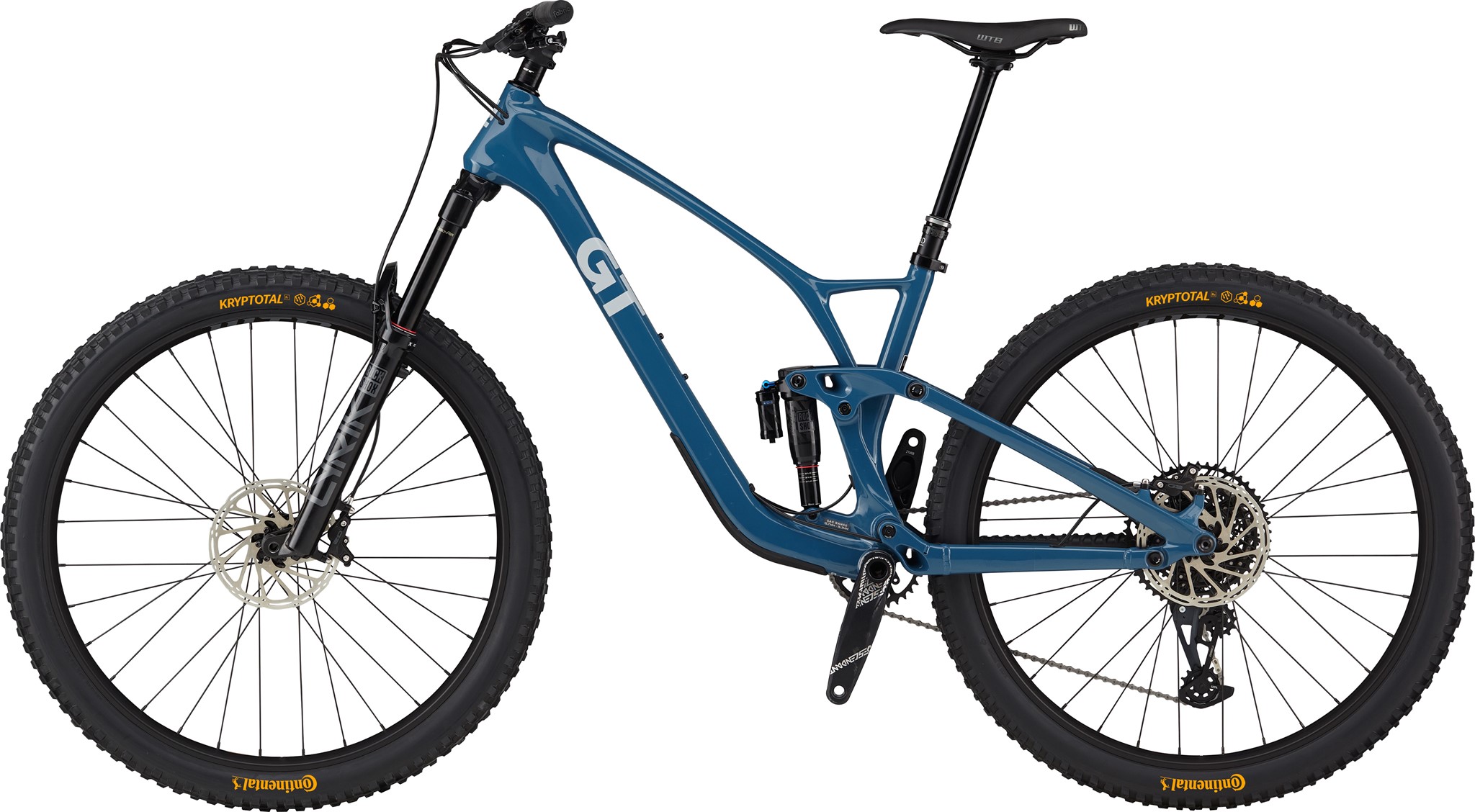 GT Sensor Carbon Pro 29" All Mountain Bike - Gloss Dusty Blue | The Cyclery