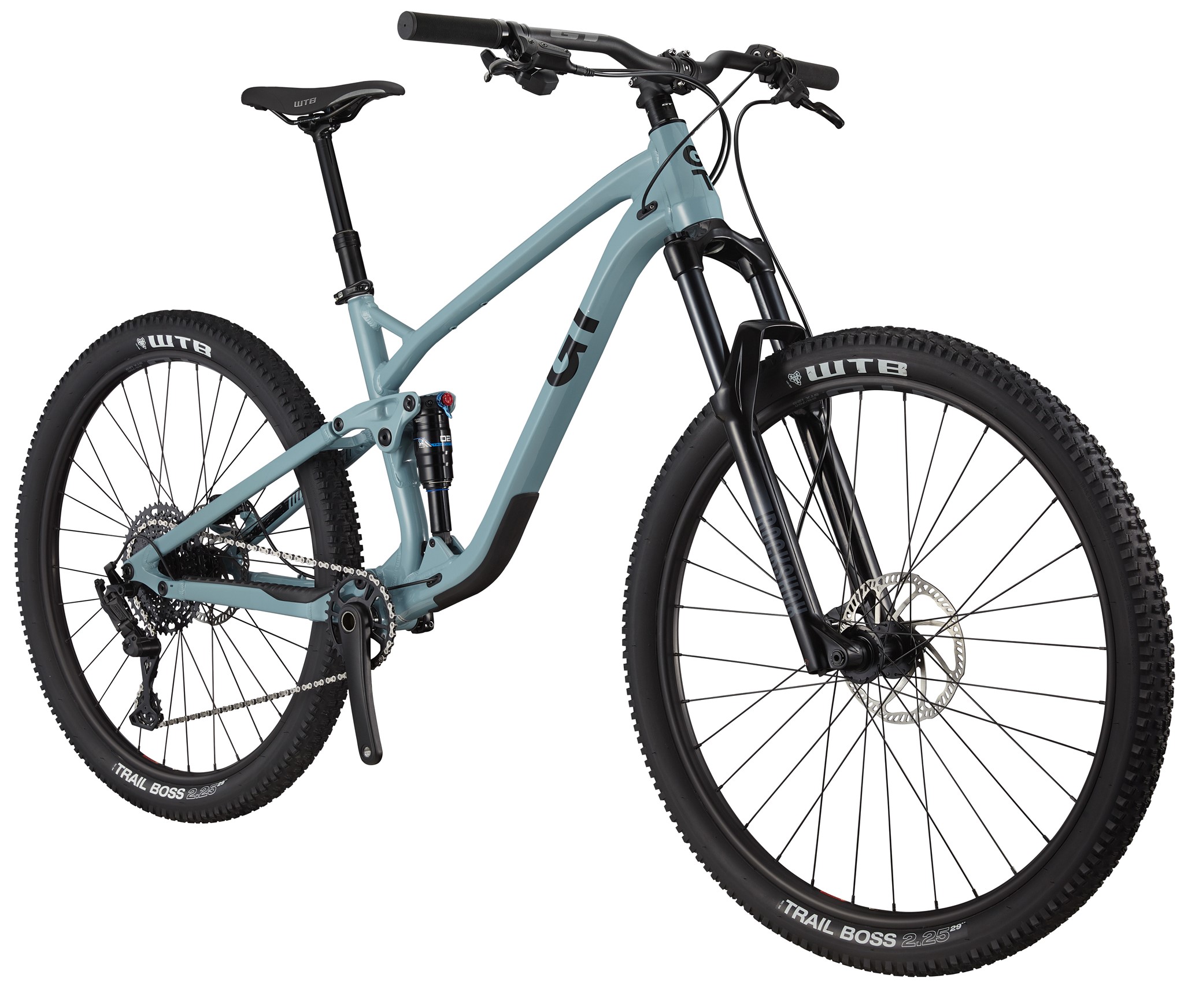 GT Sensor Sport 29" Trail Bike - Gloss June Gloom | The Cyclery